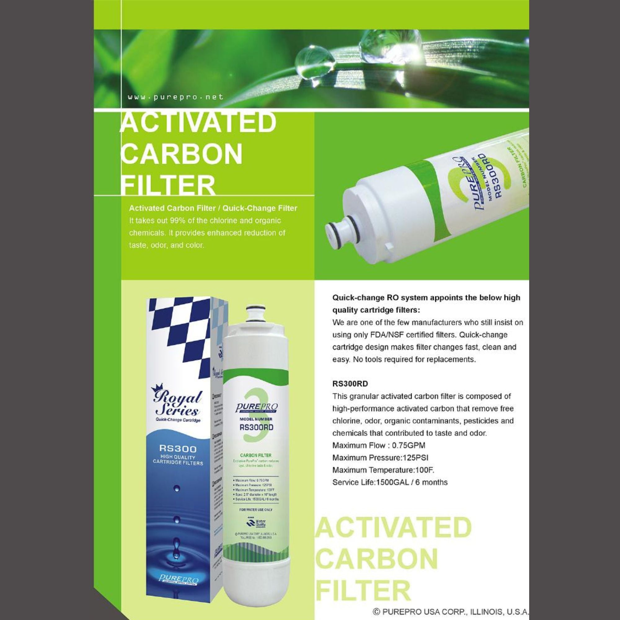 PurePro RS300 Replacement Filters Set RS300ST RS300ND RS300RD Hommix UK